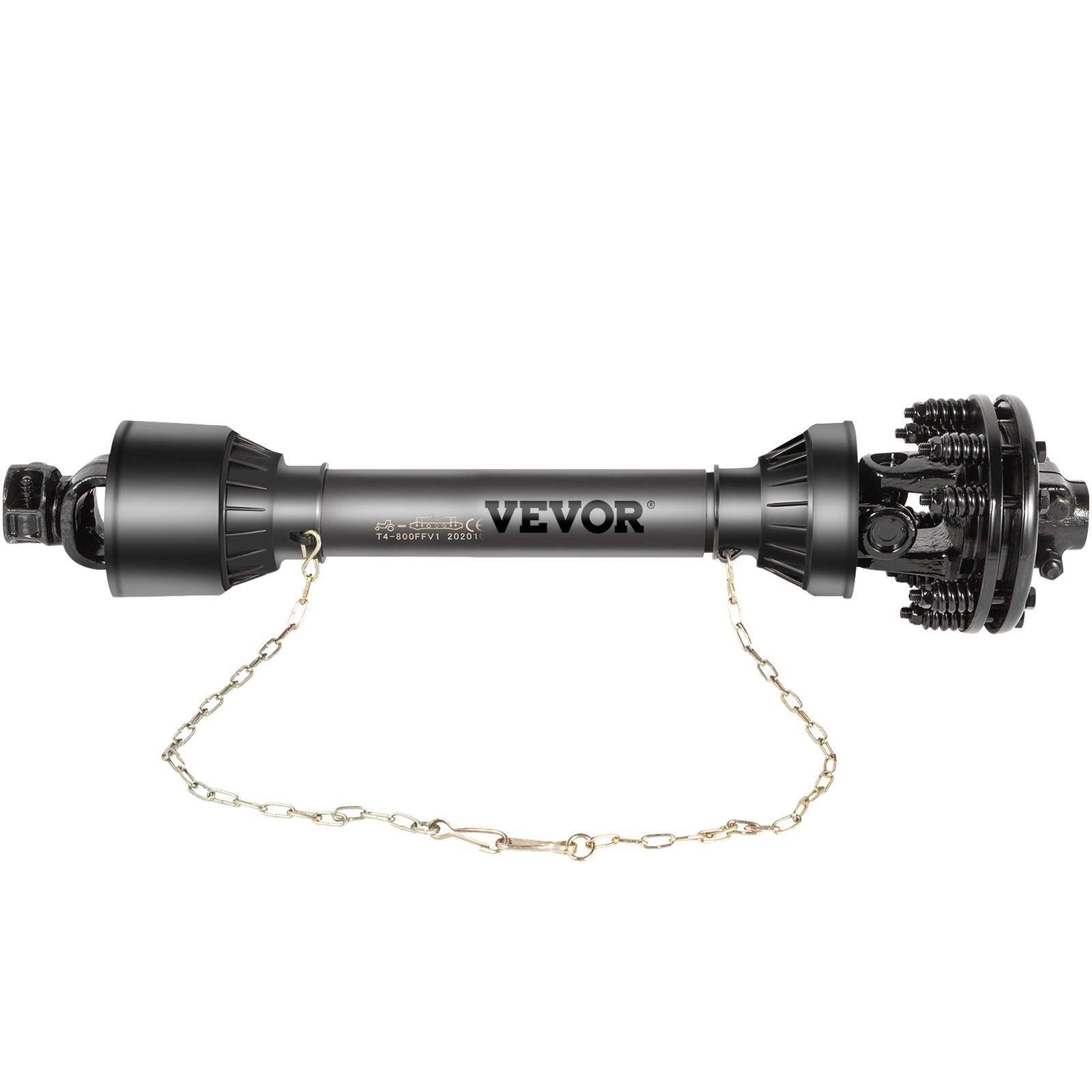 VEVOR PTO Shaft, 1-3/8§ PTO Drive Shaft, 6 Spline Both Ends PTO ...