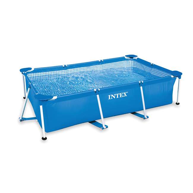Intex Rectangular-Frame Above Ground Baby Splash Swimming Pool (Used ...