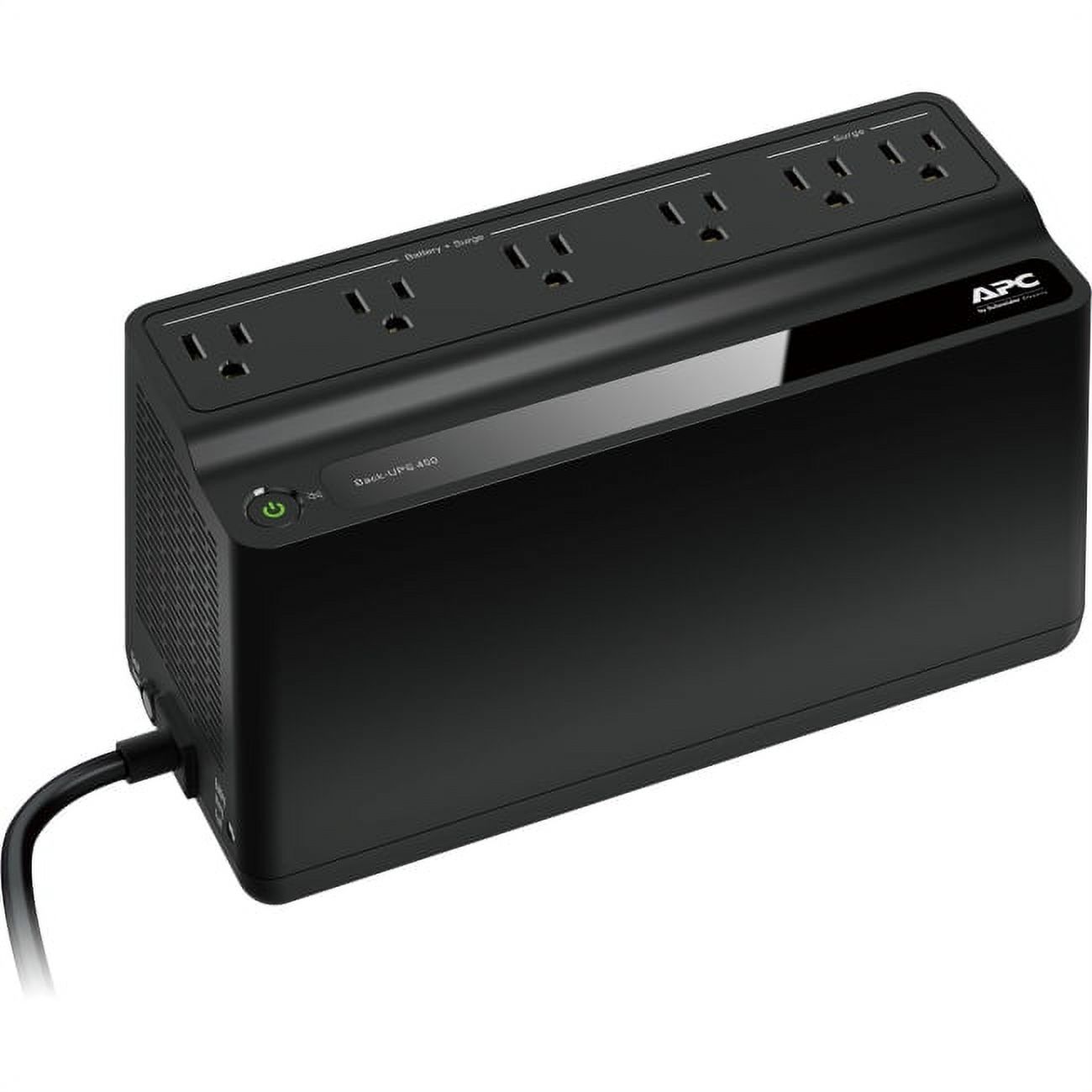 APC UPS 450VA Battery Backup Surge Protector, BN450M Backup Battery ...