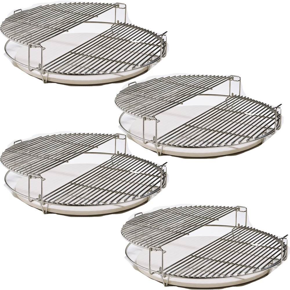 Kamado Joe Classic Joe Flexible Adjustable Stainless Steel Grill Rack ...