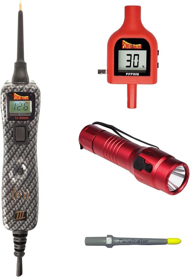 Power Probe 4 Piece Electrical Testing Kit with Power Probe 3, Pulse ...