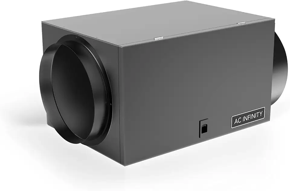 AC Infinity Inline Filter Box 10" with High Efficacy Filter, Whole ...