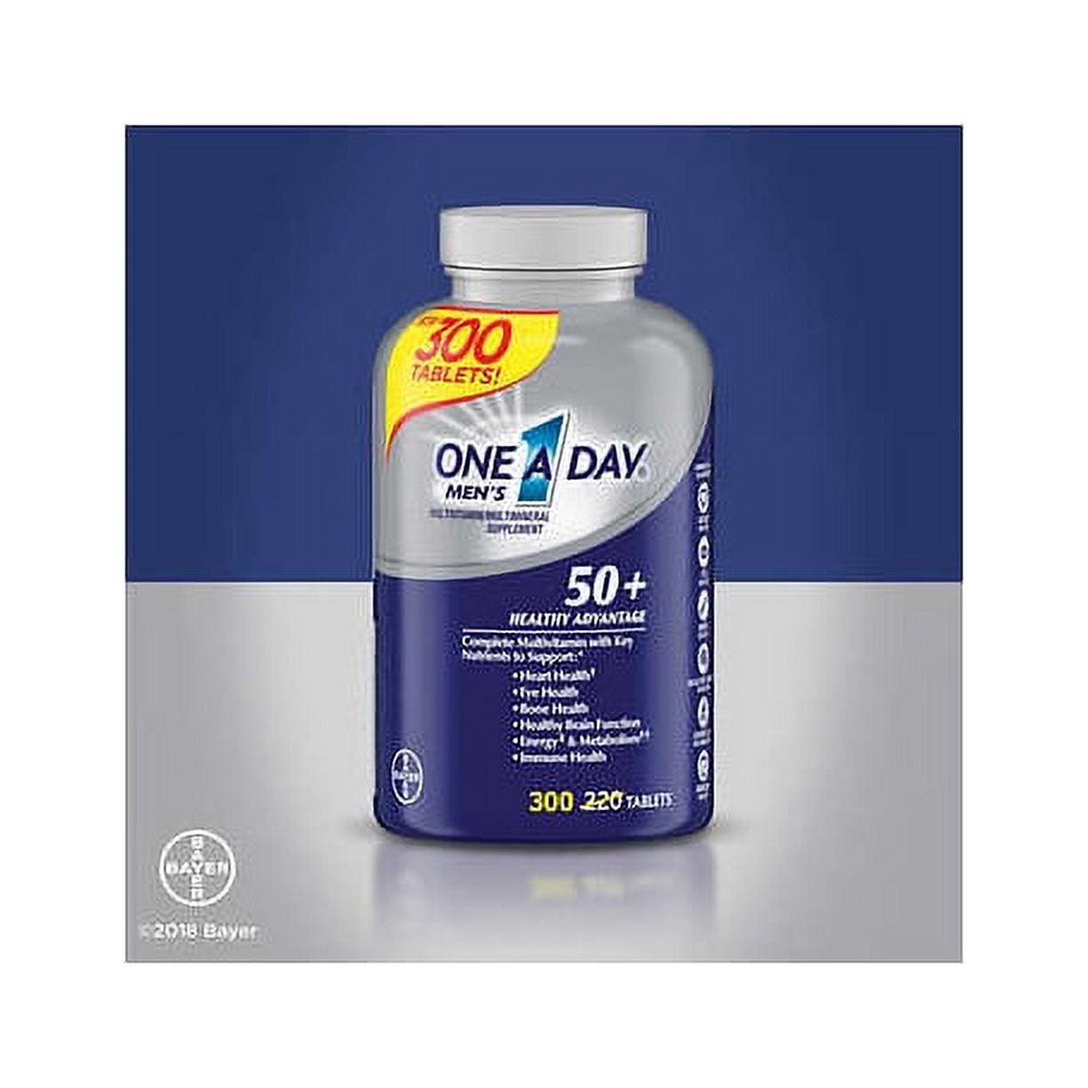 One A Day Men's 50+ Multivitamin (300 tablets) - Arizona Outlet