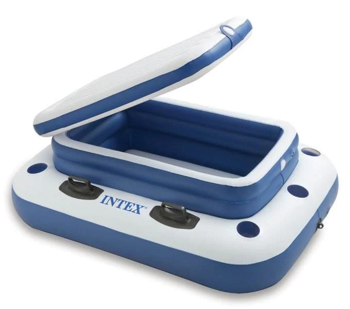 INTEX Mega Chill II Inflatable Floating Beverage Cooler | 58821EP (Open ...