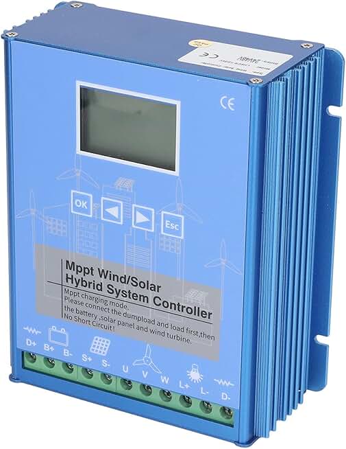 1000W 24V/48V Wind Solar Controller MPPT Controller with Wind Generator ...