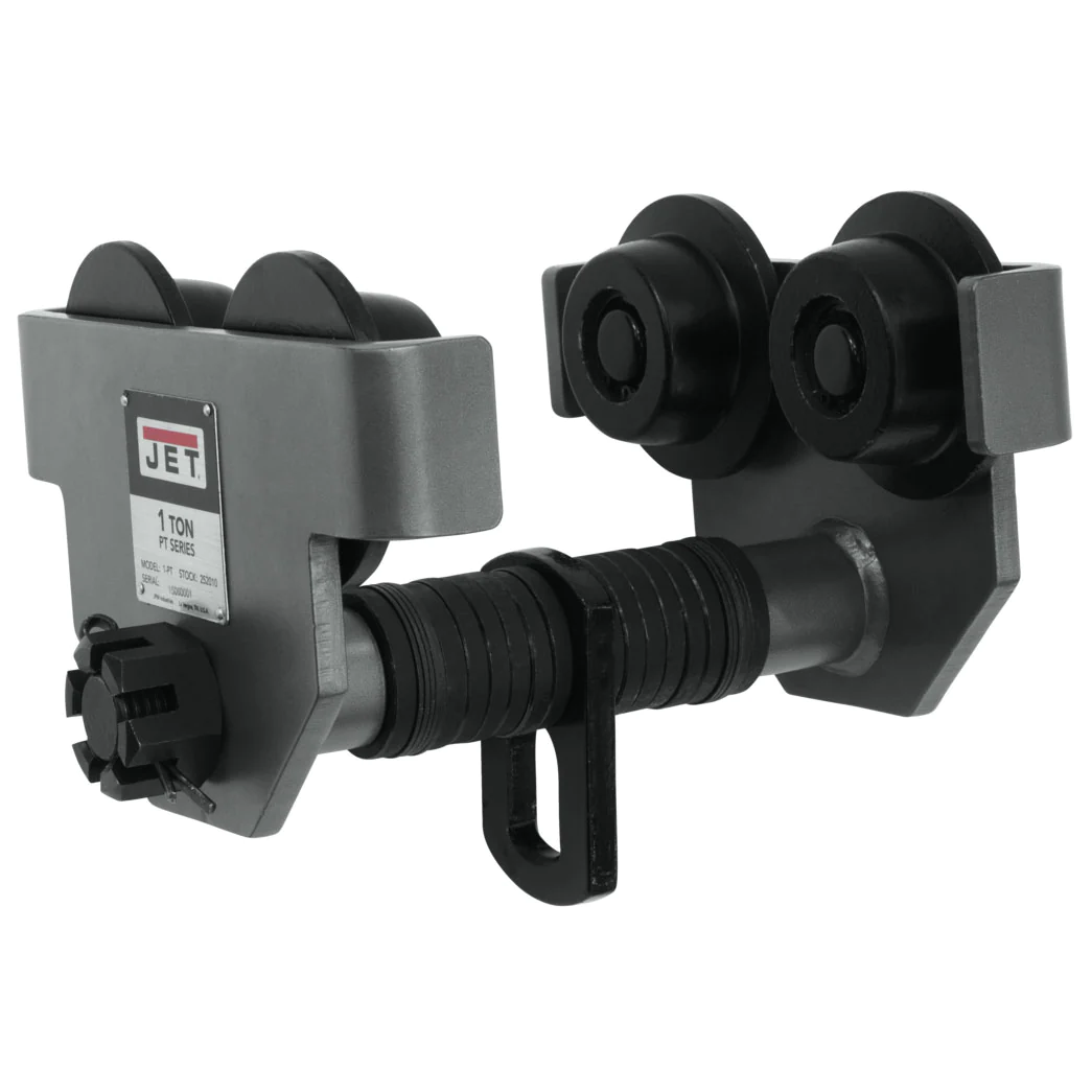 JET 252010 1 PT 1 Ton Capacity Heavy Duty Steel Plain Manual Beam ...