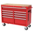 Husky H46X18MWC9RED 46 in. W x 18 in. D 9-Drawer Gloss Red Mobile ...