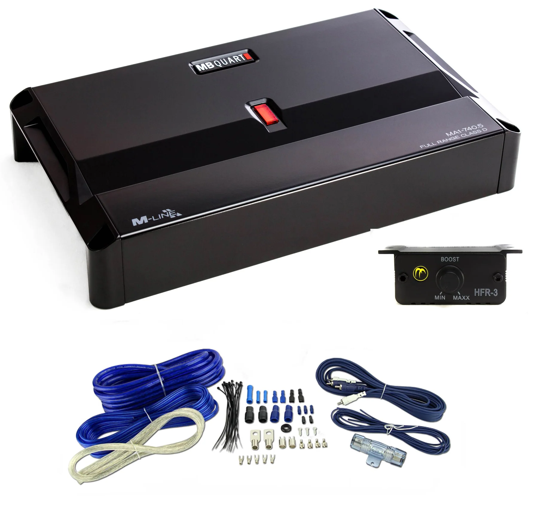 MB Quart MA1-740.5 740W Class D Powersports 5 Channel Amplifier + 4 Gauge Kit - Costco Arizona