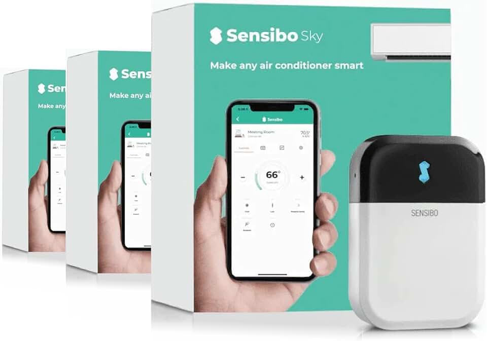 Sensibo Sky 3 Pack, Smart Home Air Conditioner System - Quick & Easy ...