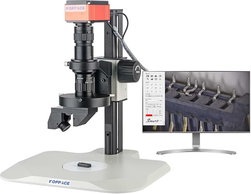 23X-192X Magnification Continuous Zoom 2D/3D Microscope 360°Rotation 4K ...