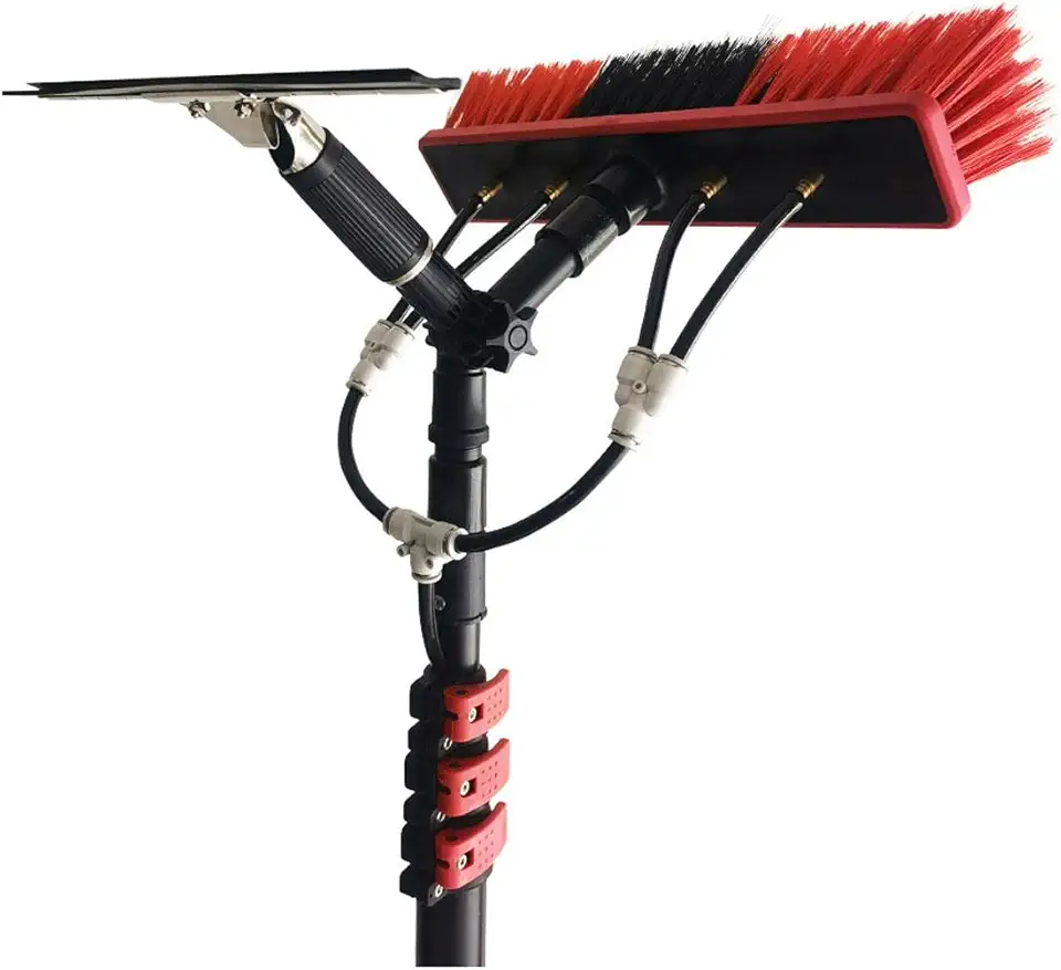 Telescopic Extension Pole Cleaning Kit,Cleaning Photovoltaic and Solar ...