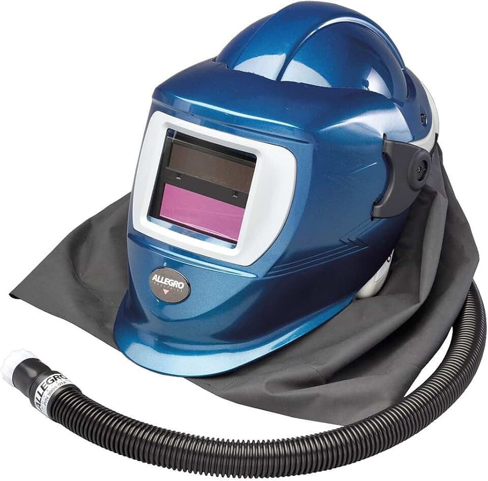 Welding Helmet, Deluxe, ABS Plastic, Blue - Arizona Outlet