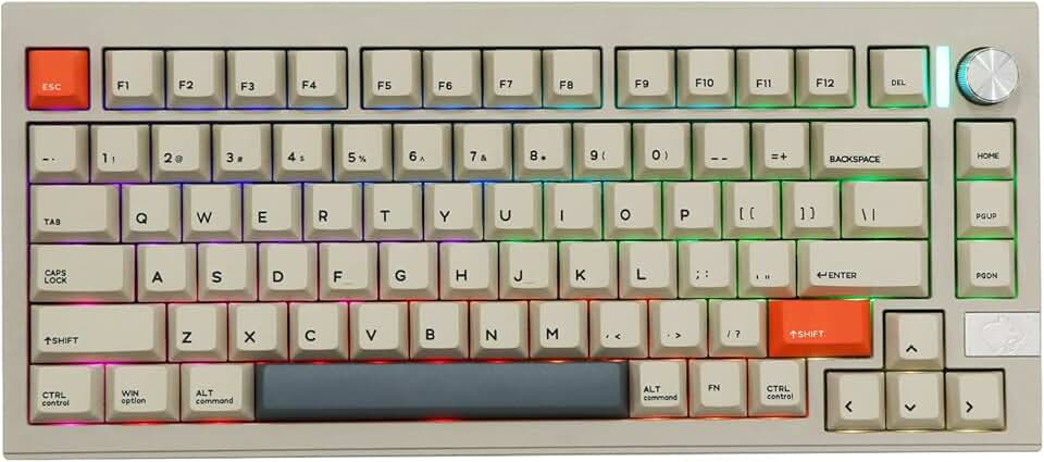 EPOMAKER CIDOO V75 VIA Wireless Aluminum Mechanical Keyboard, 75% ...