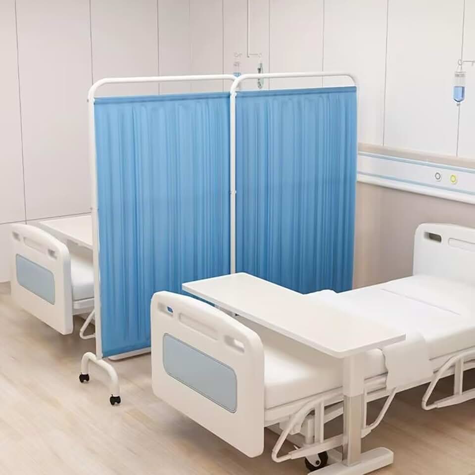 Room Divider Screens - Mobile Medical Privacy Screen Room Divider, Ward/Beauty Salon/Health Hall ...