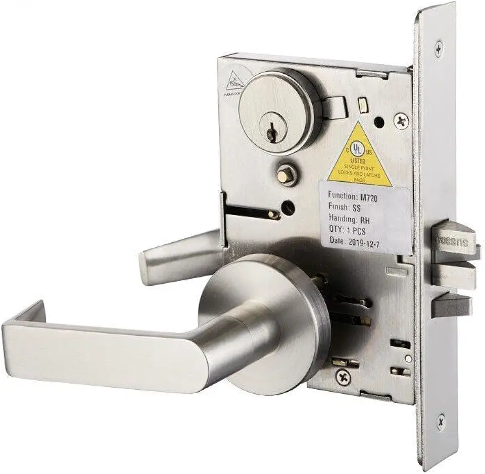 Commercial Mortise Lockset with Lever for Entry/Office Door F04 ...