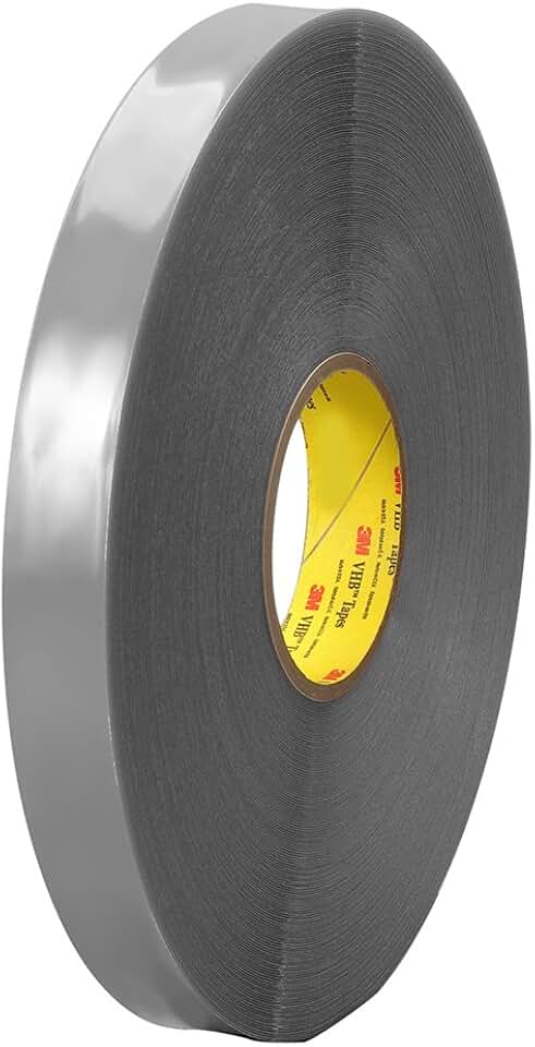 3M 4943F VHB Foam Tape - 1.375 in. x 108 ft. Grey, Conformable Tape ...