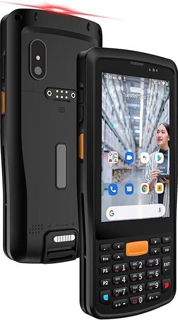 BIX Android 11 Barcode Scanner,Handheld Mobile Compueter with 1D 2D ...