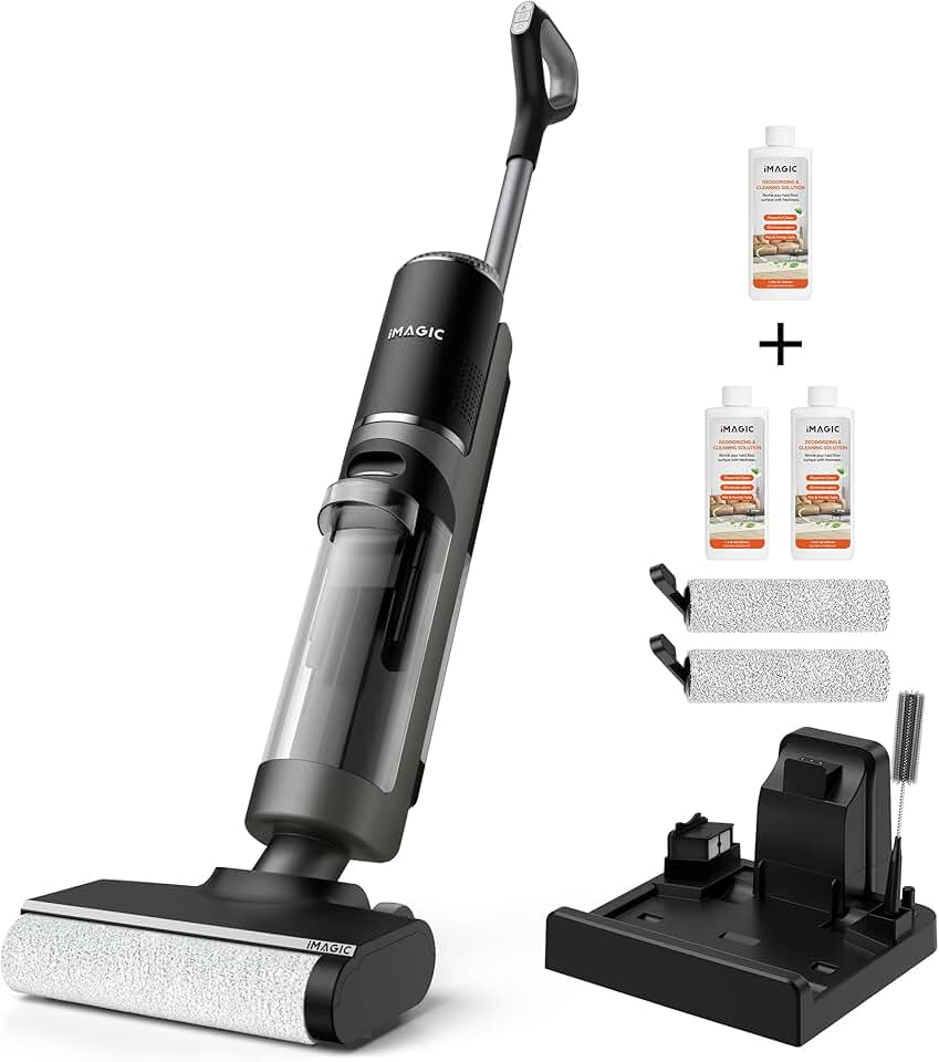 IMAGIC M3 Wet Dry Vacuum Cleaner Grey & Floor Cleaning Solution ...