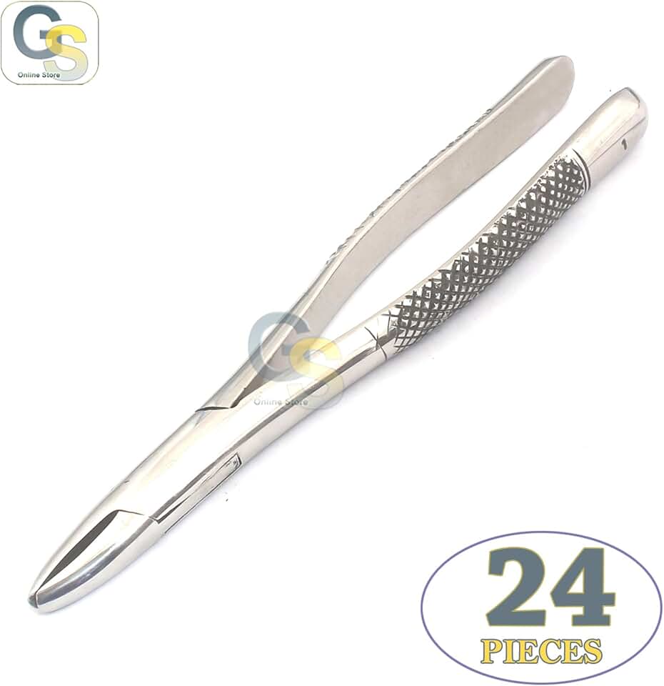 G.S 24 PCS of Dental EXTRACTING Forceps #1 Dental Extraction ...