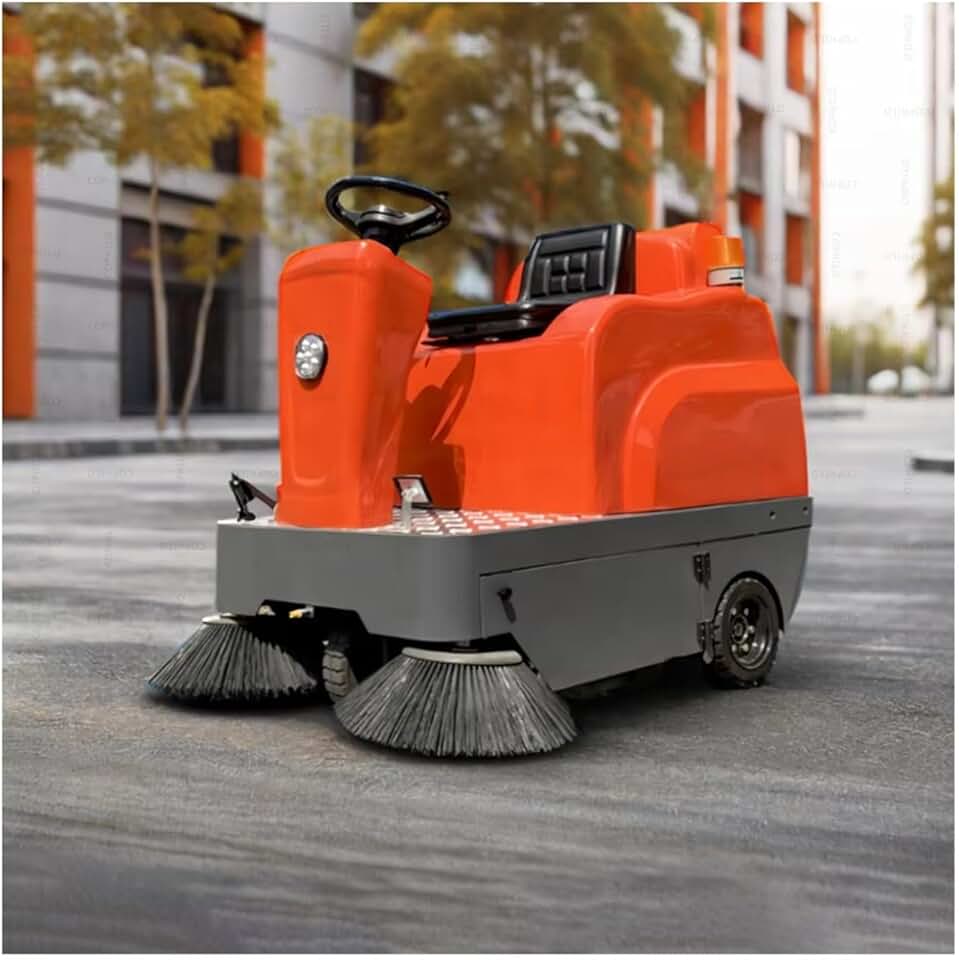 Ride-On Farm Industry Electric Airport Runway Road Dust Sweeping Floor ...