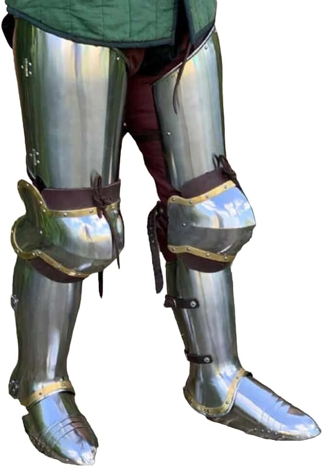 Medieval Combat Leg Armor Set SCA LARP Steel Leg Protection Leg Armour Cosplay Knight Armor Suit ...