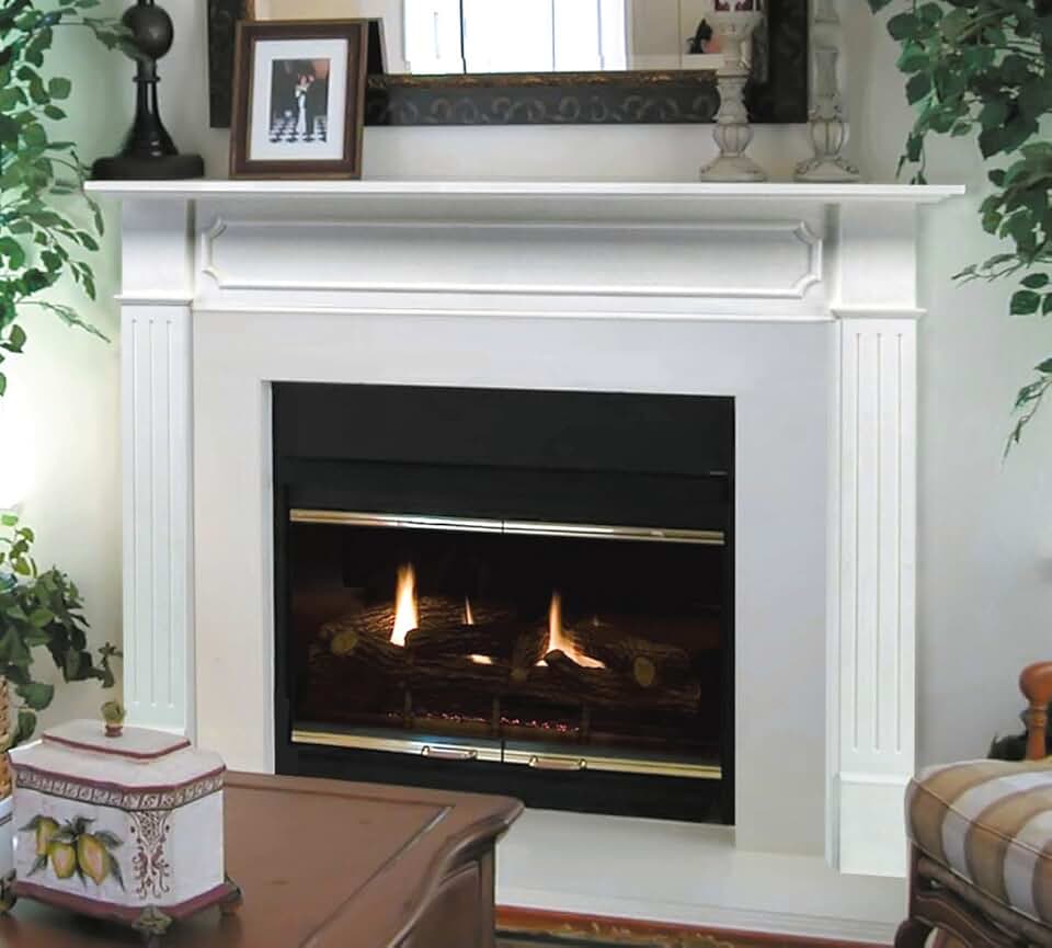 Pearl Mantels 520-48 Berkley Paint Grade Fireplace Mantel, 48-Inch, White, 48 Inch - Costco Arizona