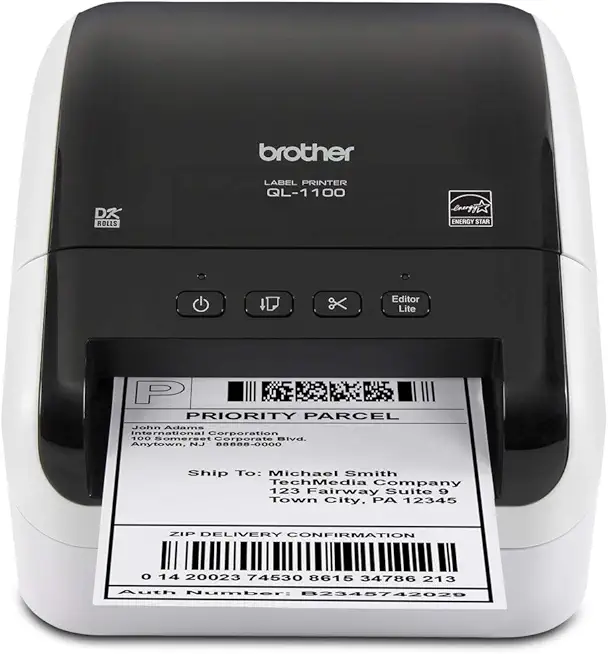 Brother BRTQL1100 - QL-1100 Direct Thermal Printer - Monochrome ...