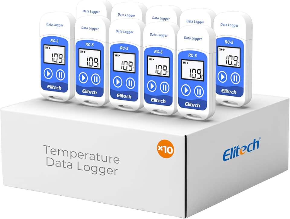 Elitech RC-5 USB Temperature Data Logger Recorder 32000 Points High ...