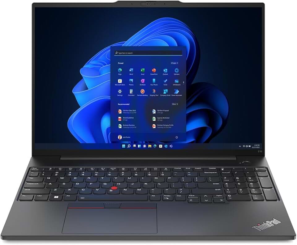 Lenovo ThinkPad Business Laptop, 16" WUXGA LED-Backlit Display, AMD ...