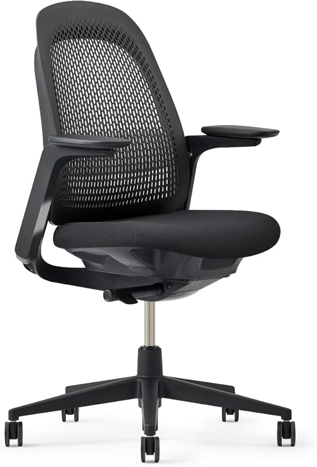 Haworth Breck Office Chair - Ergonomic Desk Seat with Height-Adjustable ...