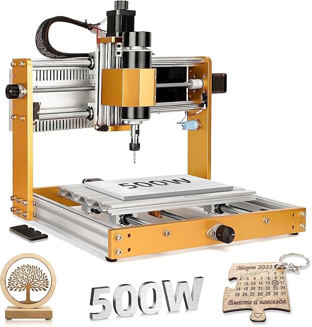 LUNYEE 3018 PRO MAX CNC Machine 500W All-Metal CNC Router Machine 3 ...