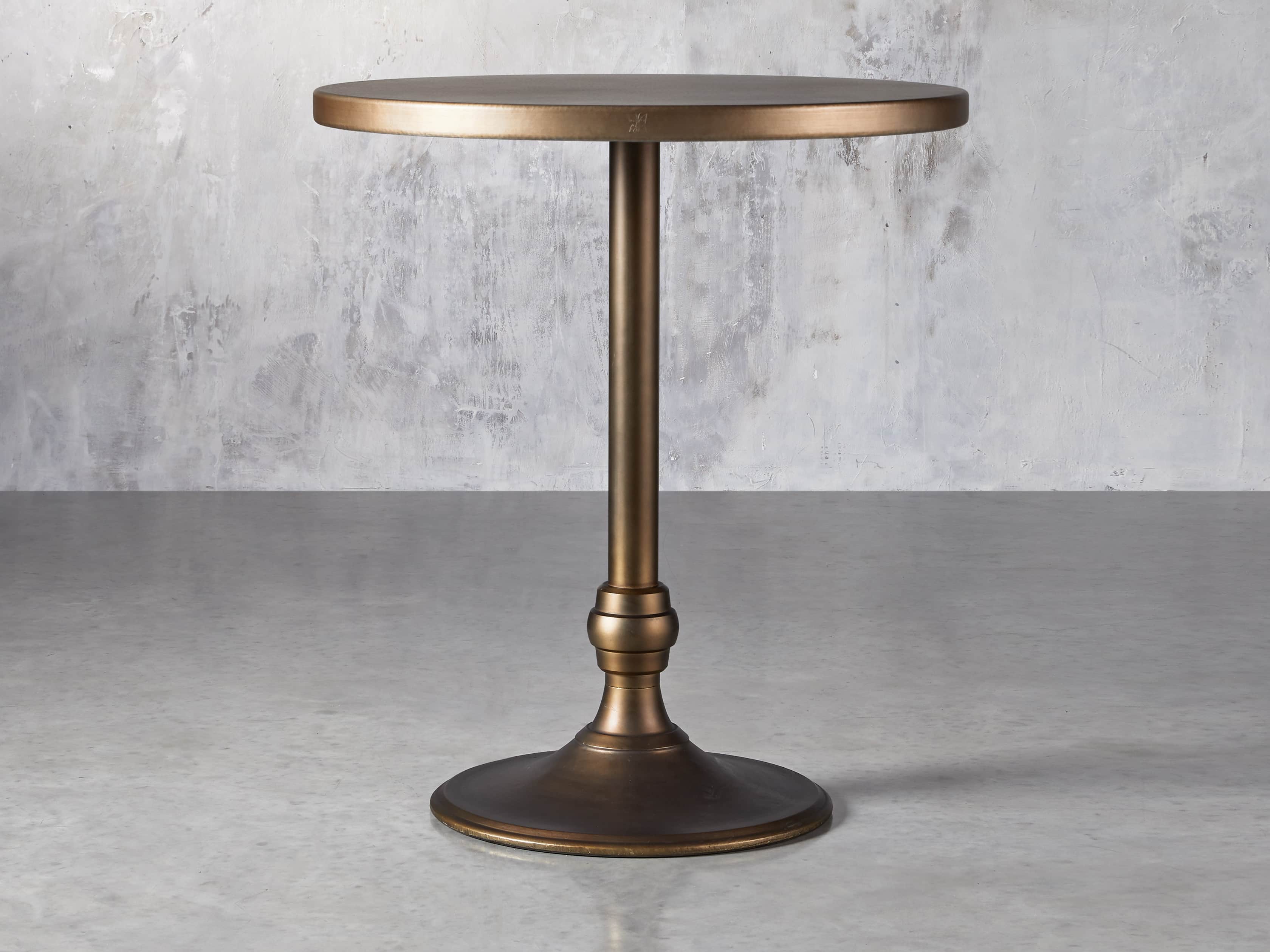 Recycled Metal Bar Table with Wade Base - Costco Arizona