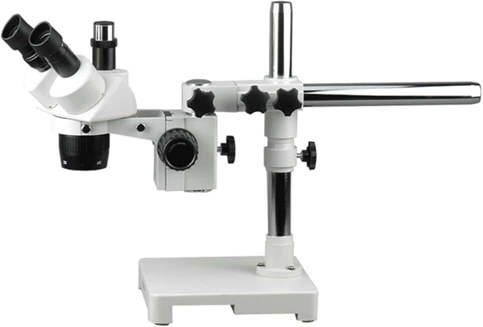 AmScope SW-3T13X Trinocular Stereo Microscope, WH10x Eyepieces, 5X/10X ...