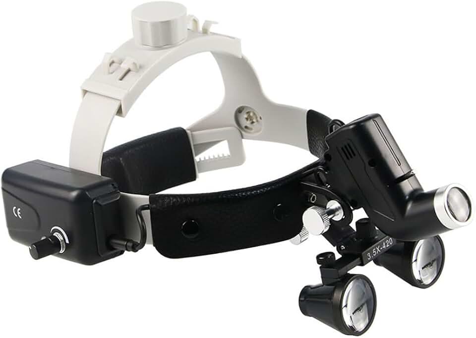 Mounted 3.5X Oral Magnifying Glass LED Spotlight with Long Non ...