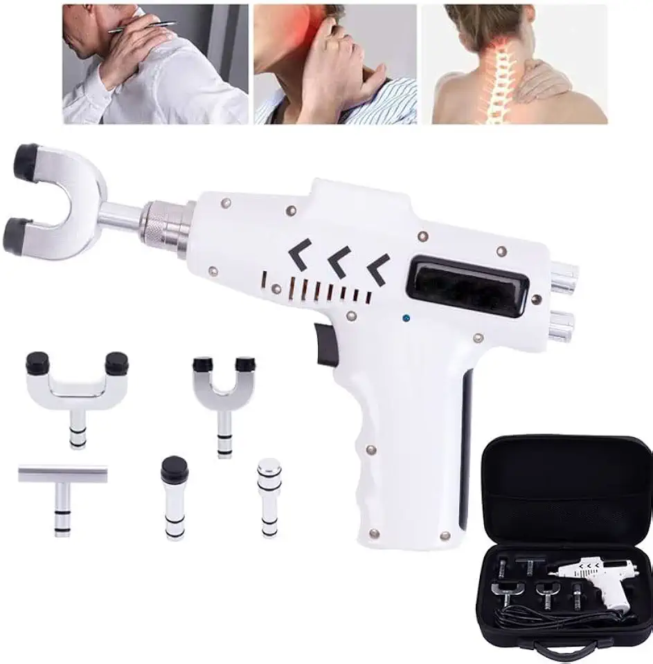 750N Electric Spine Chiropractor Electric Impulse Gun Actuator Massager ...