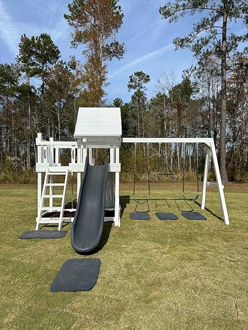 Outdoors Playhouse - Modern Monkey Package #1, Polymer Coated Lumber ...