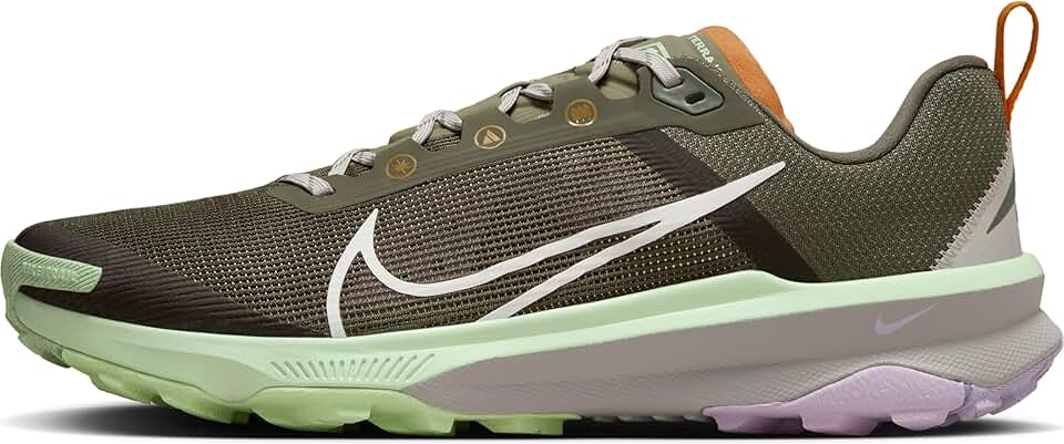 Nike Kiger 9 Men's Trail Running Shoes (DR2693-201, Medium Olive ...