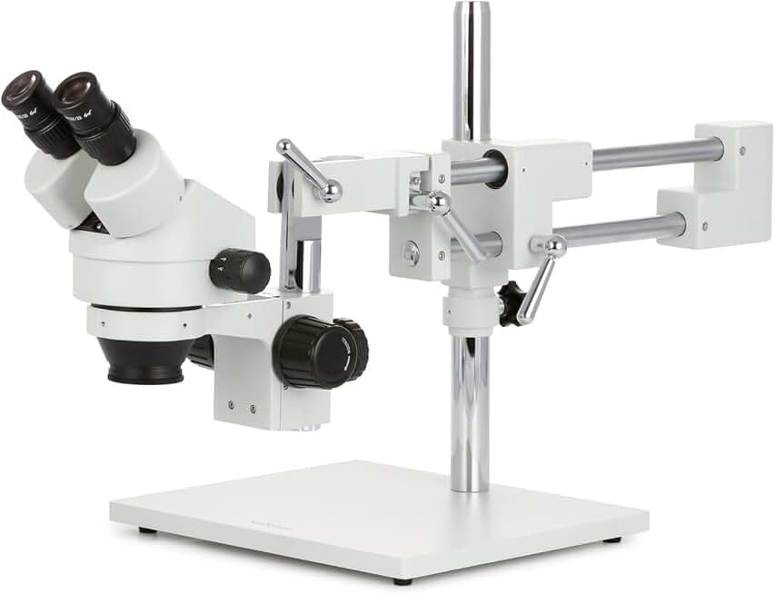 AmScope SM-4B Professional Binocular Stereo Zoom Microscope, WH10x ...