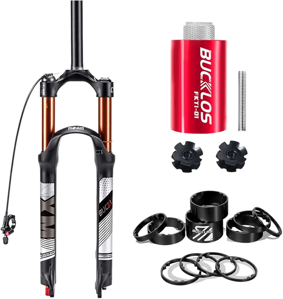 BUCKLOS 29inch MTB QR Straight Remote Air Damping Suspesion Fork & Bike ...