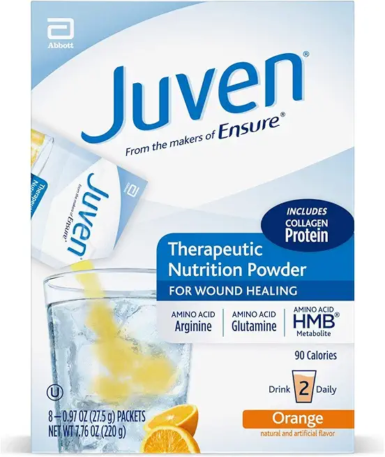 Juven Therapeutic Nutrition Drink Mix Powder for Wound Healing Support ...