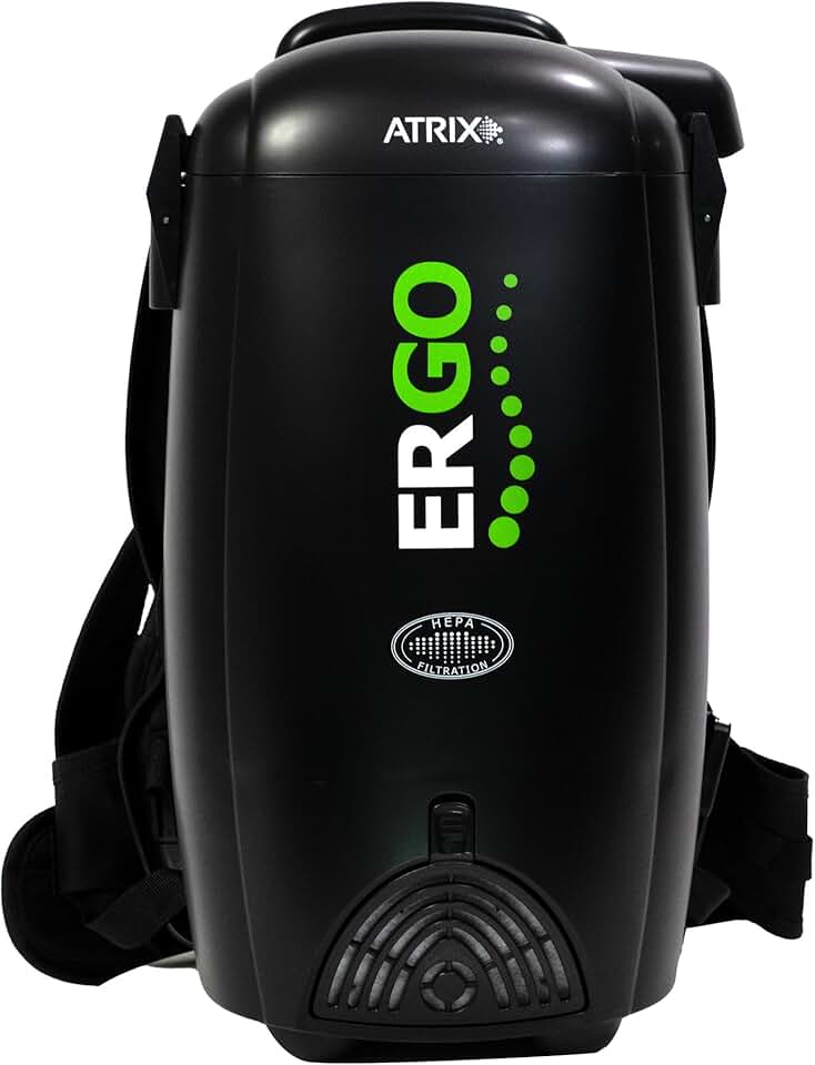 Atrix VACBP10 HEPA Backpack Vacuum with Additional Filters, Premium ...