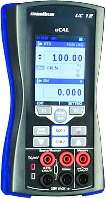 Universal Calibrator (mA/V/mV/mA(2W)/ Resistance/RTD/TC/Frequency/Pulse) for Laboratory, Site ...