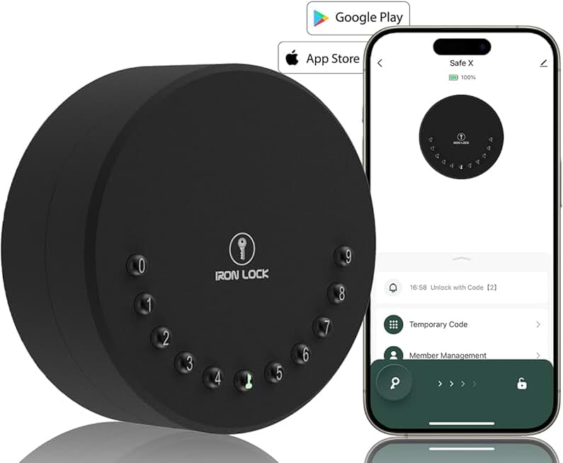 smart wall lock box - Arizona Outlet