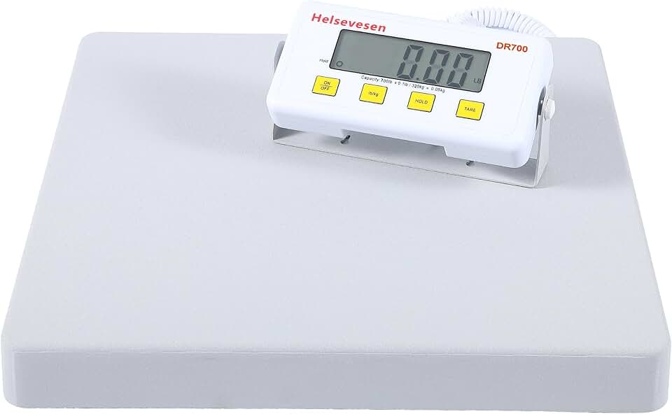 Helsevesen Large Platform Bariatric Scale, 17.75 in/40 cm -700 lb ...