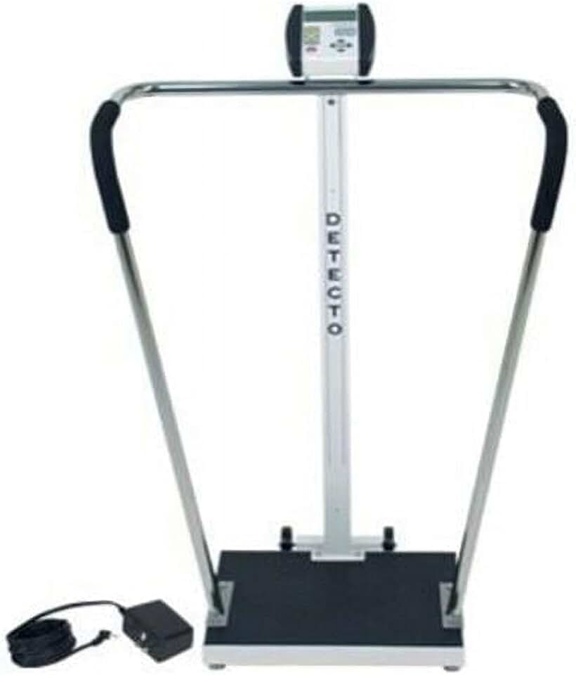 Bariatric Scale, Digital, 600 lb x .2 lb / 270 kg x .1 kg, 18" x 14 ...