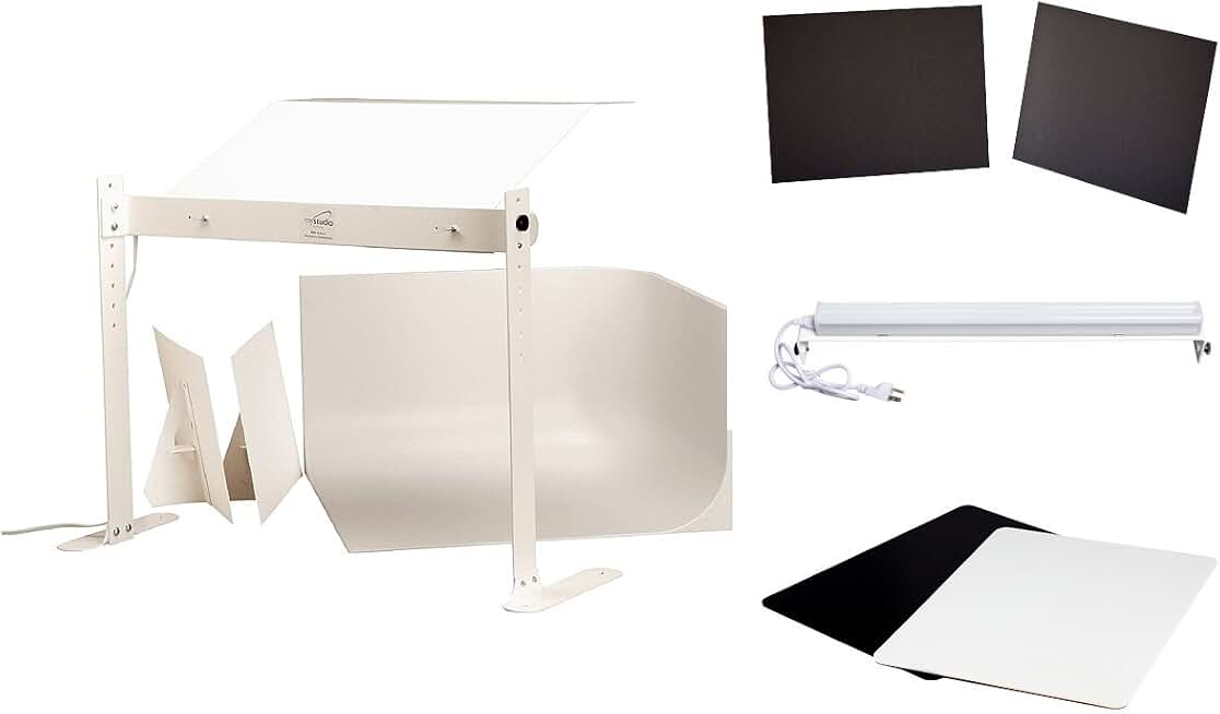 MS20PRO-LED Tabletop Lightbox Professional Photo Studio Kit with LED ...
