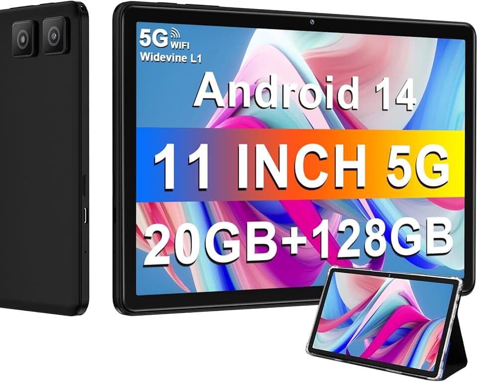 Tablet 2024 Newest 11 Inch Tablet Android 14 Tablets with 128GB + 20GB ...