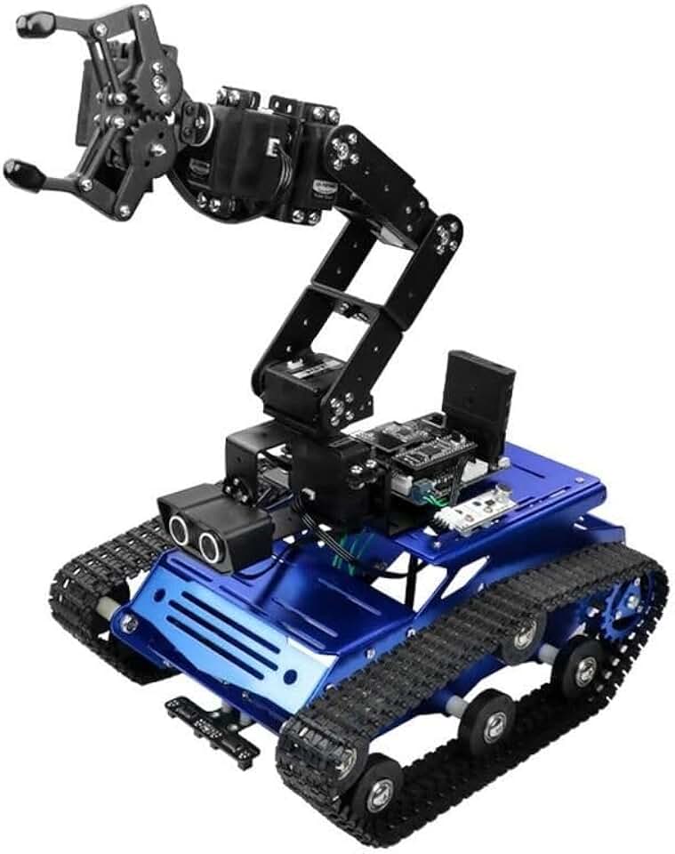 Intelligent Tankbot Track Robot Car with Robotic Arm for Advanced ...