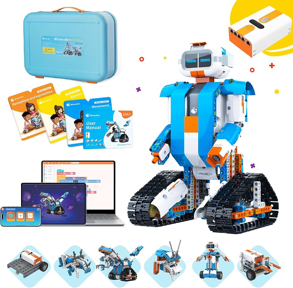 E7 Pro Coding Robot for Kids 8+ Years, Scratch Coding Support ...