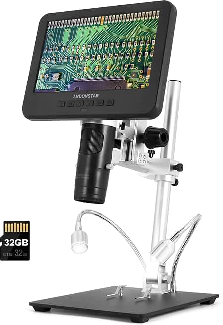 Andonstar AD246SM 2000X UHD 2160P HDMI Digital Microscope for Adults ...